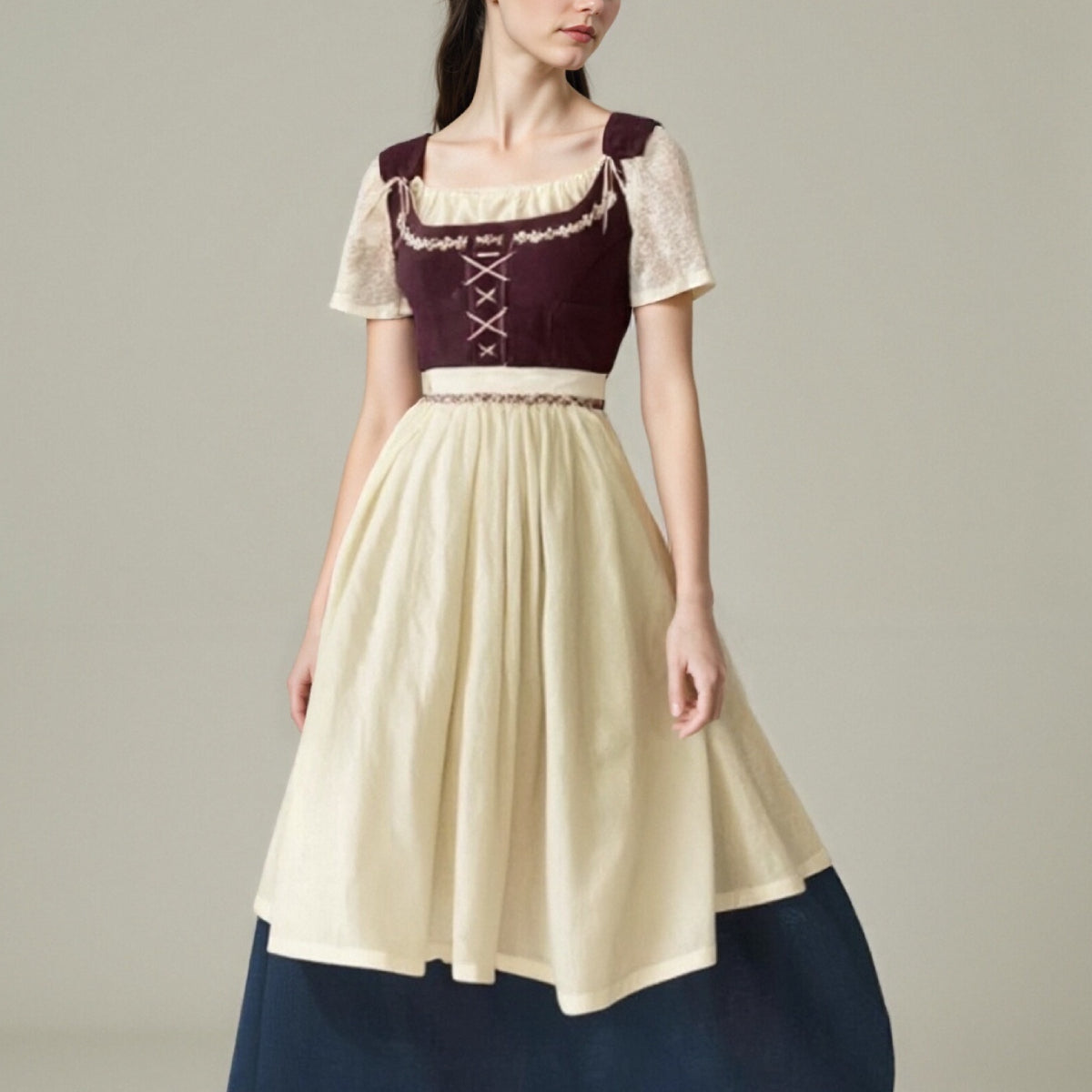 Women's Medieval Renaissance Maid Costume Dress – retrorobe